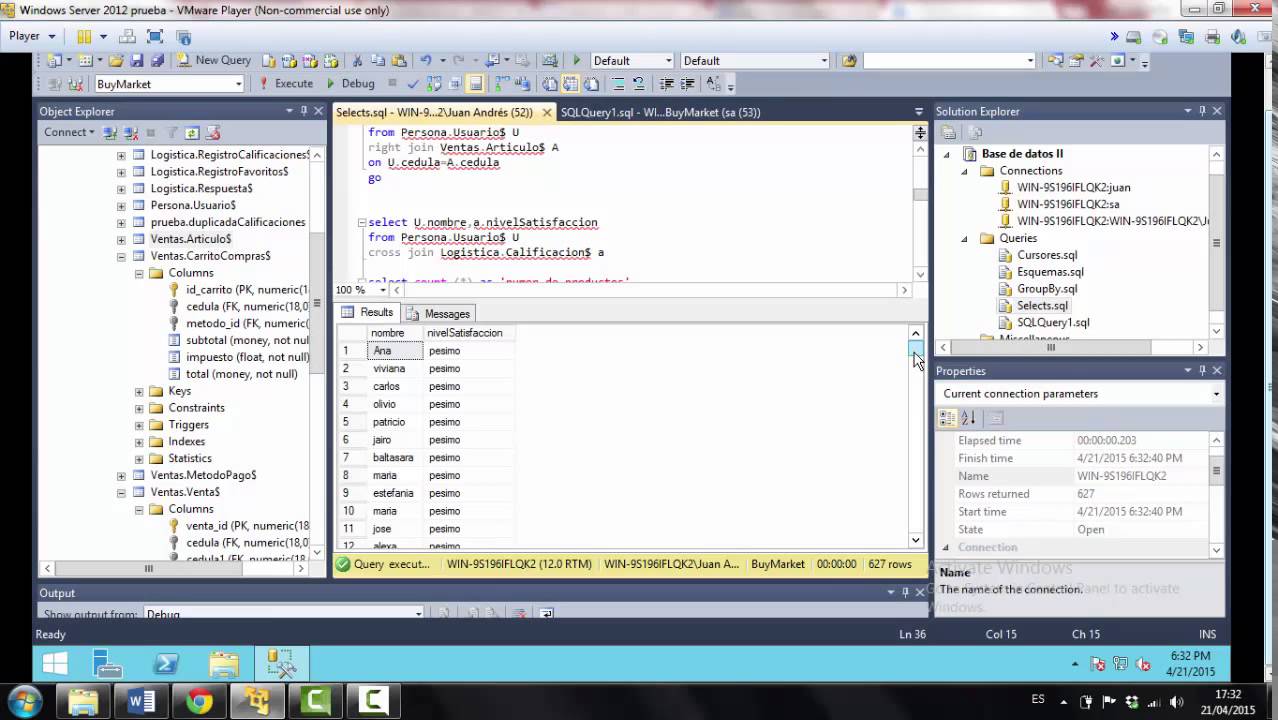 Sentencias Basicas En Sql Server 2014 Youtube