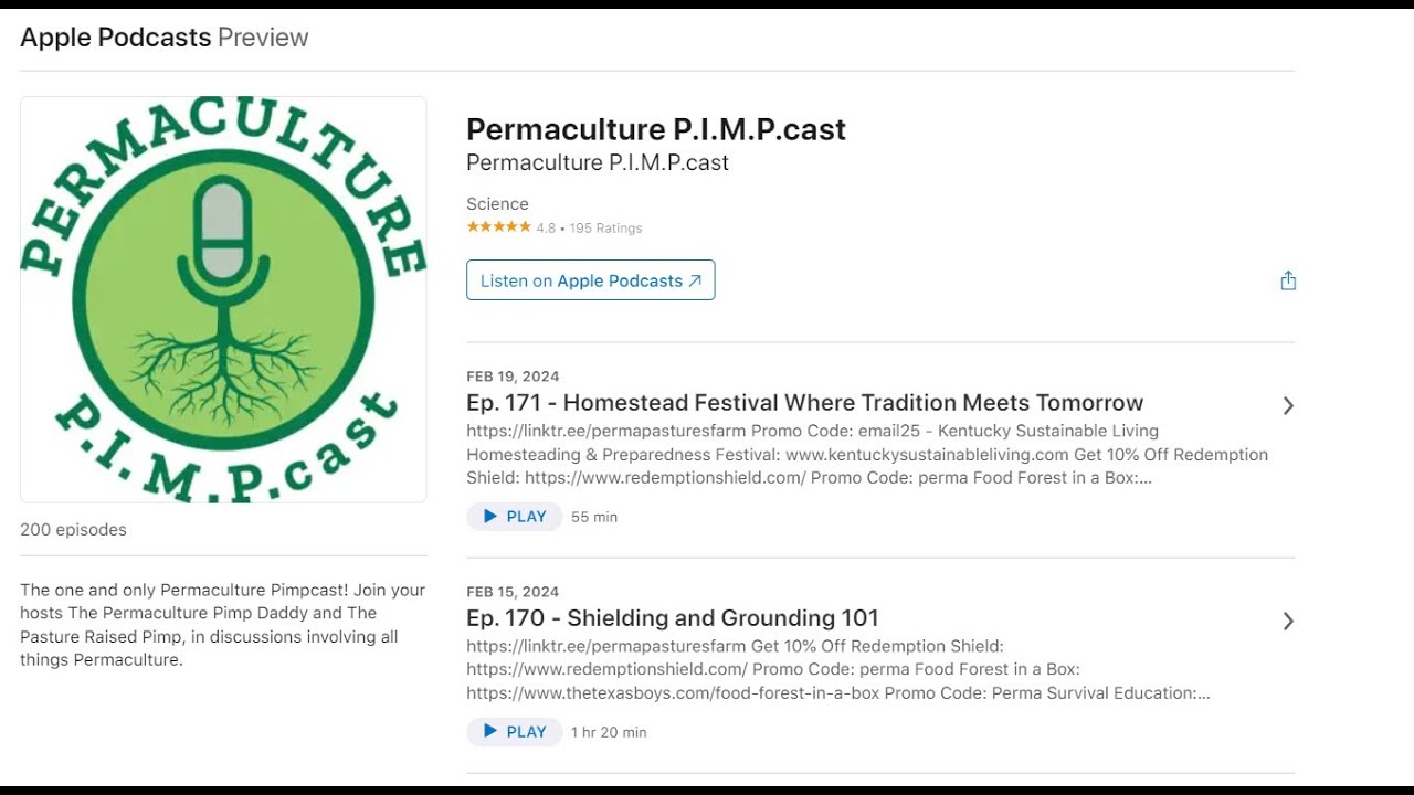 Sabbath Lounge interviews Billy Bond of Perma Pastures Farm and the ...