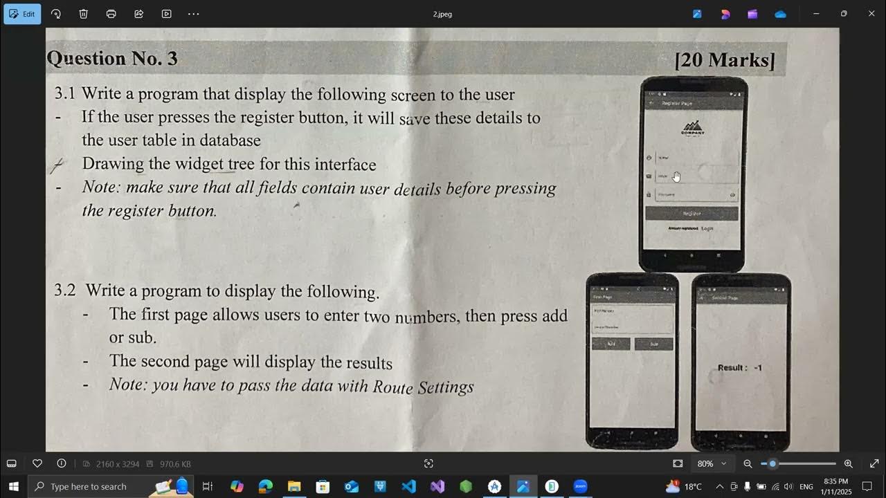 How to Draw Widget Tree AND Solve final exam 2025 (Credit) - YouTube