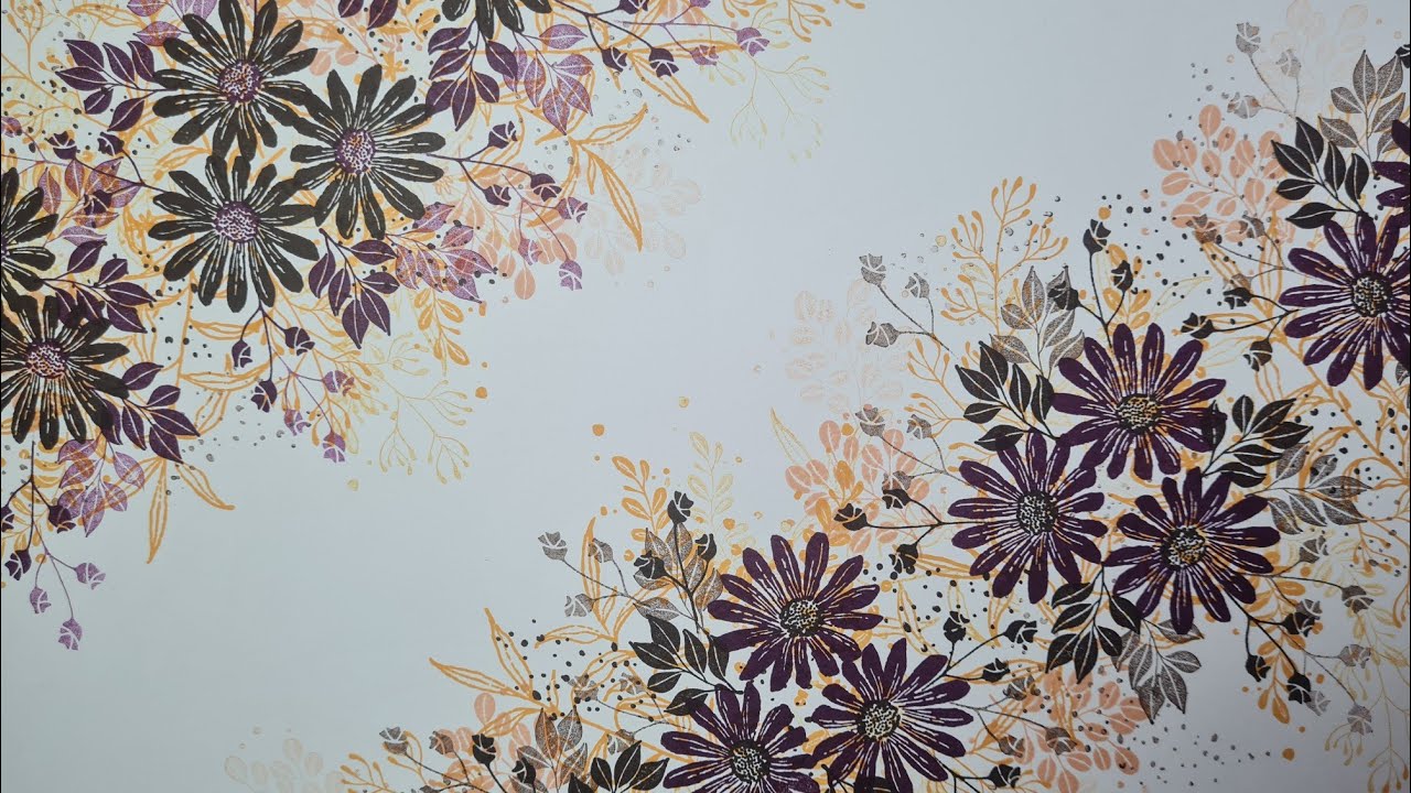 🔴LIVE making cards with this DIY stamped sheet #artfulstampin - YouTube