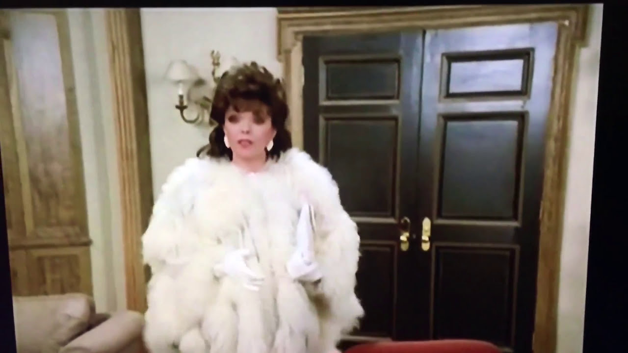 Joan Collins as Alexis and John Forsythe in Dynasty, White Fur by Nolan ...