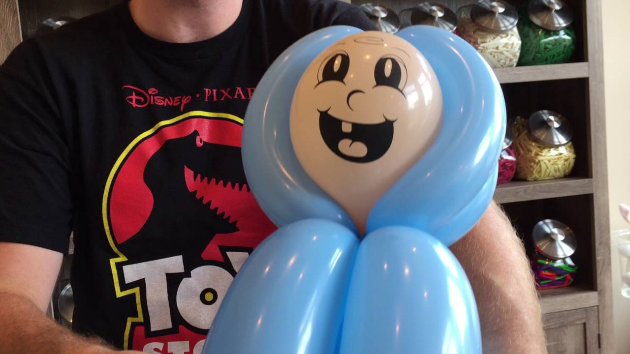 How to present the Crying/Happy Baby Face balloon from Anthony Lena ...