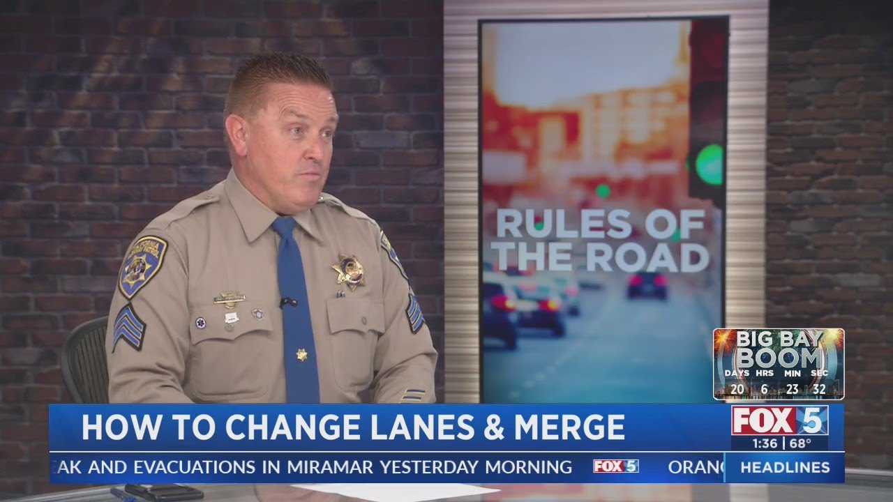 Rules Of The Road: How To Change Lanes And Merge - YouTube