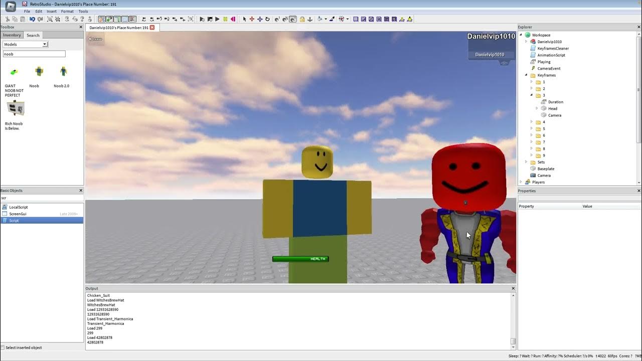 Cool animation I made with my OWN model in retro studio! - YouTube