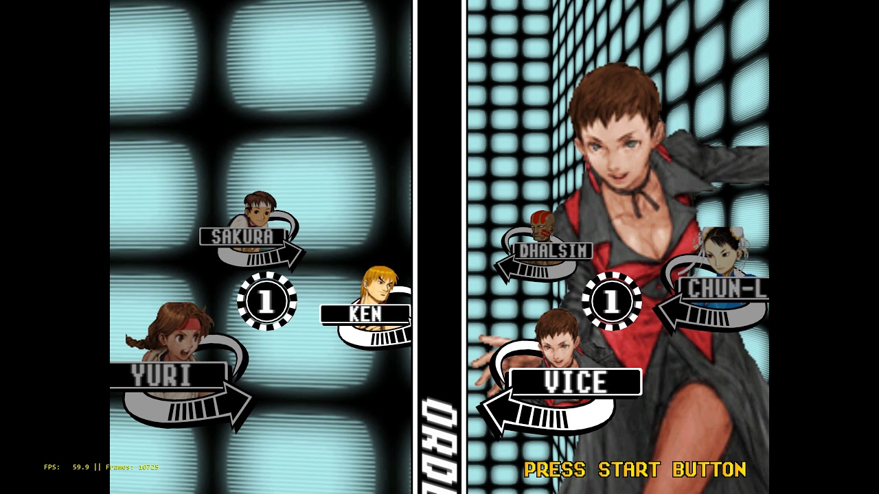 Flycast Libretro core - Order Independent Transparency! Capcom Vs SNK 1 Millennium Fight 2000 ...