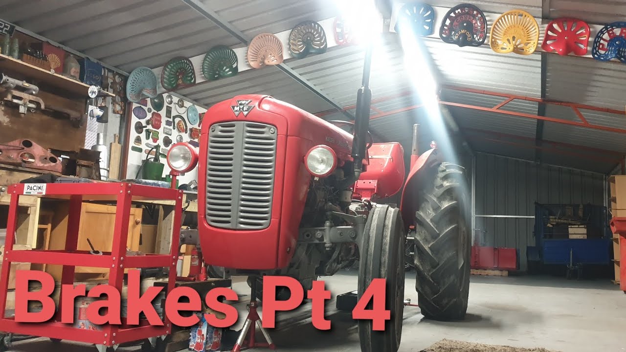 Massey Ferguson 35 Brakes and Half Shafts Part 4 - YouTube