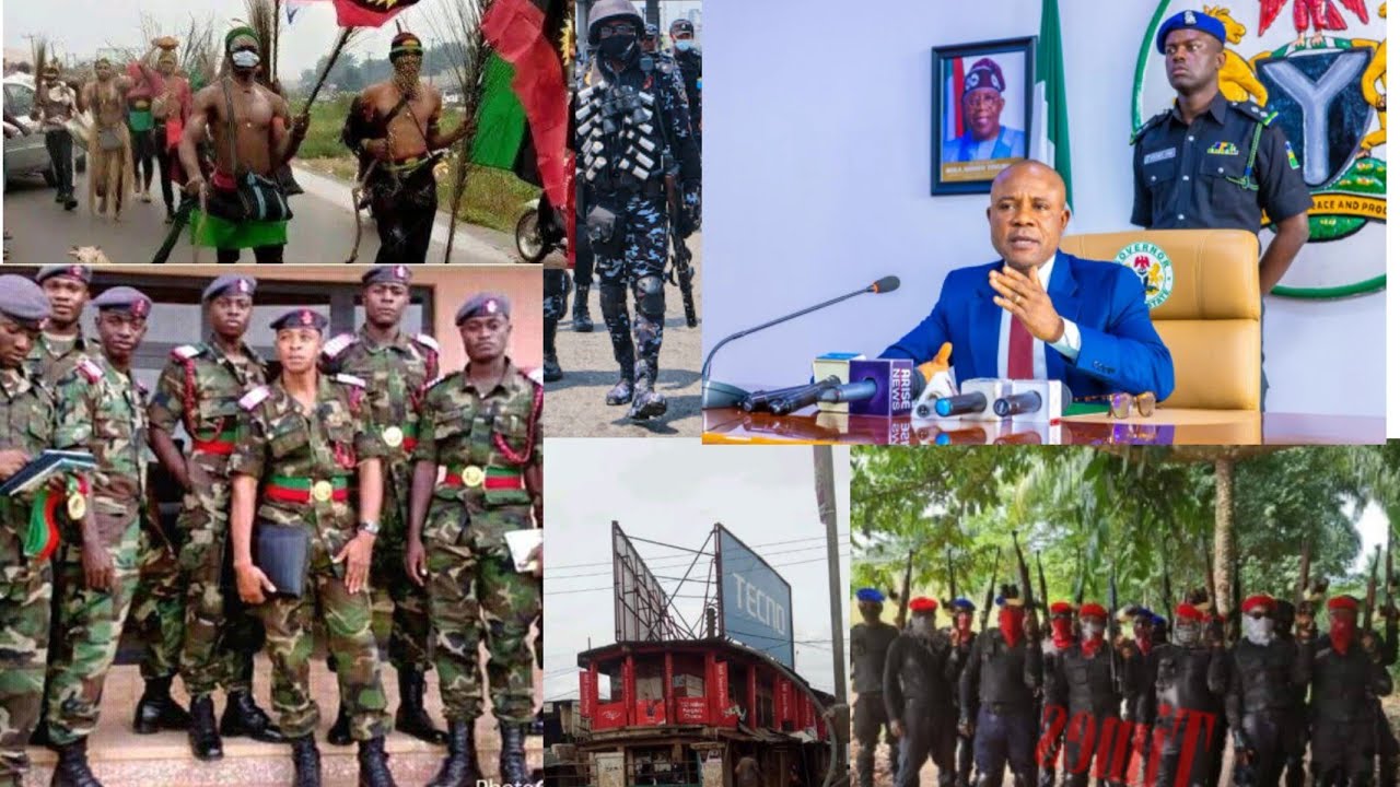 Peter Mba Defeated as sit at home grids Enugu State/Biafra Land - YouTube