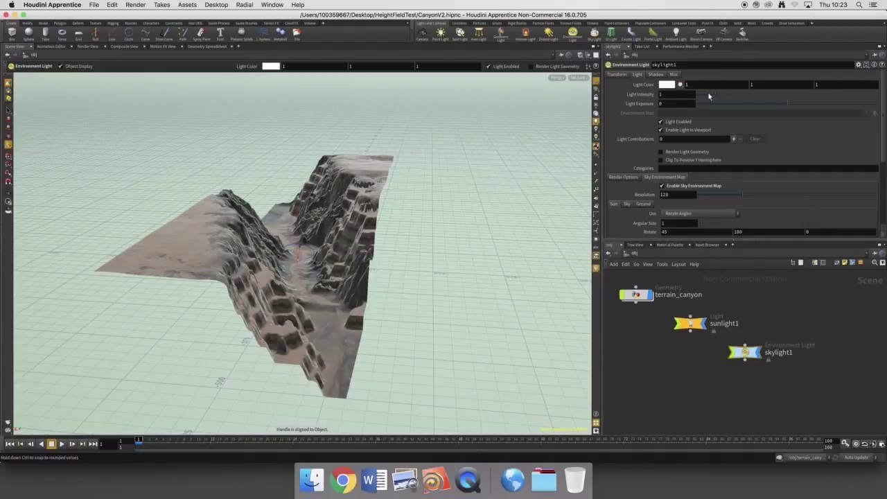 Terrain Texturing Timelapse - Houdini FX - YouTube