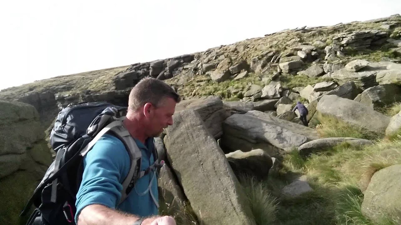 Kinder scout summit trip - YouTube