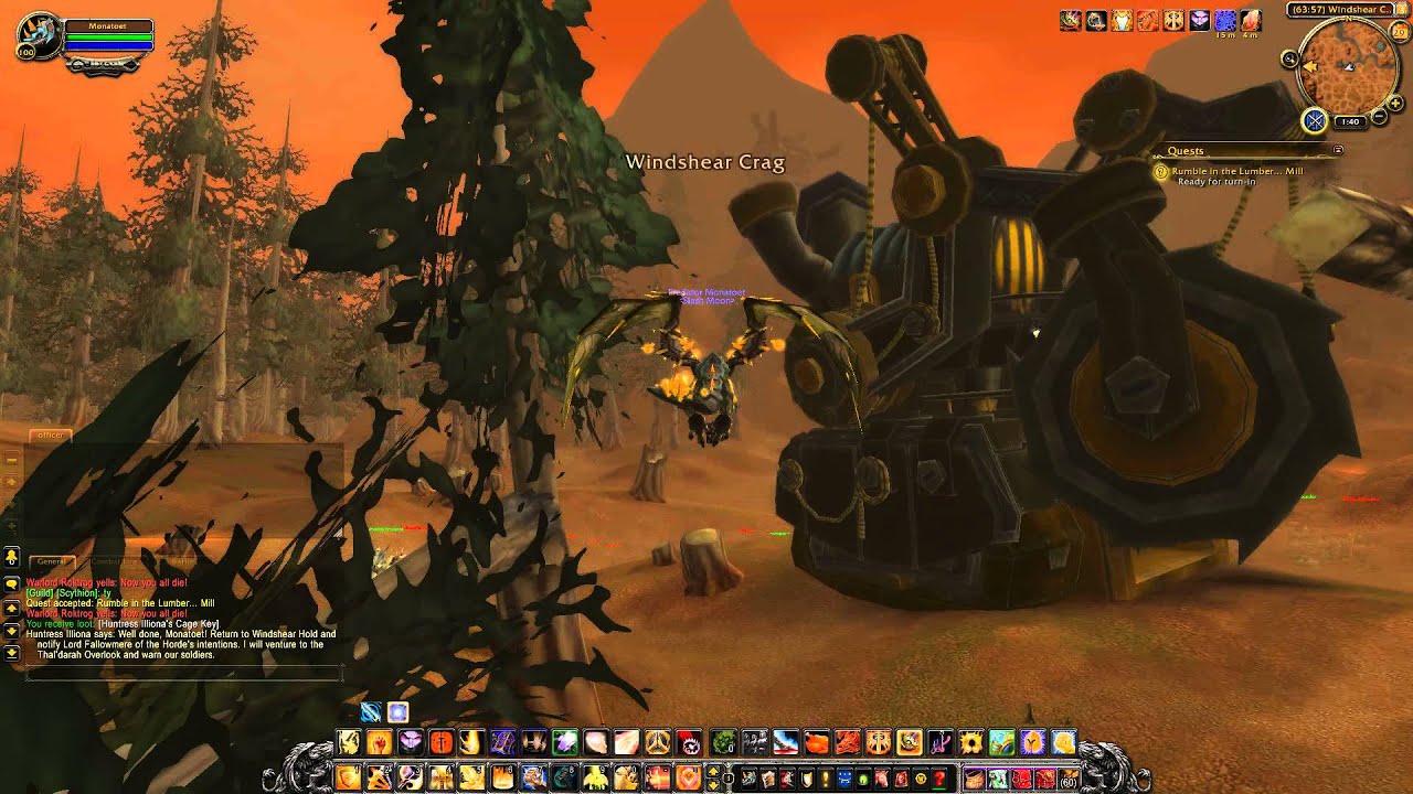 Quest 1544: Rumble in the Lumber... Mill (WoW, human, paladin) - YouTube