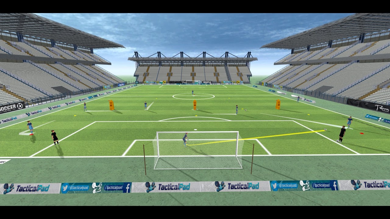 Creating passing options in the build-up phase - Movement practice ...