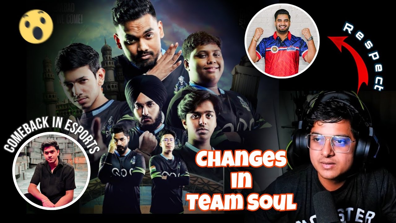 Major Changes in Team Soul😲 | Rega comeback in eSports | respect mavi ...