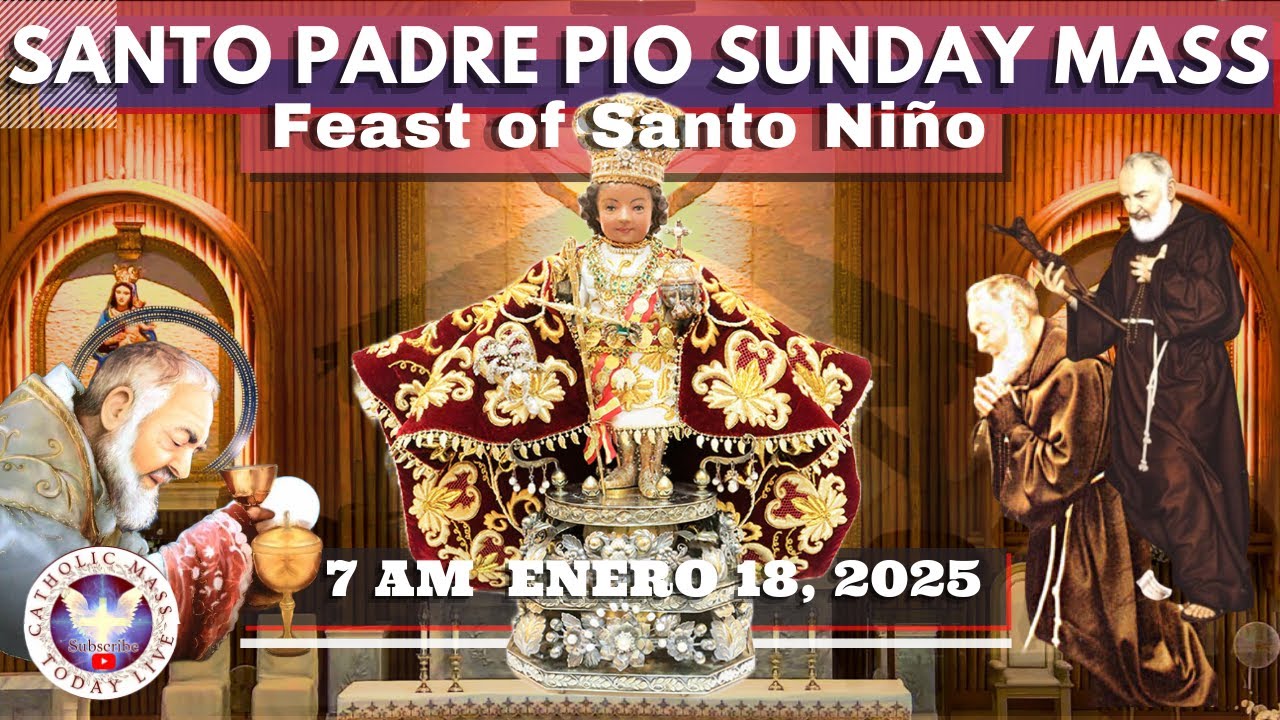 CHATHOLIC CHURCH FILIPINO LIVE MASS at Santo Padre Pio National Shrine ...