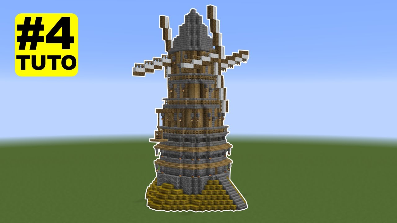 COMMENT CONSTRUIRE UN MOULIN À VENT #4 (TUTO) | MINECRAFT - YouTube