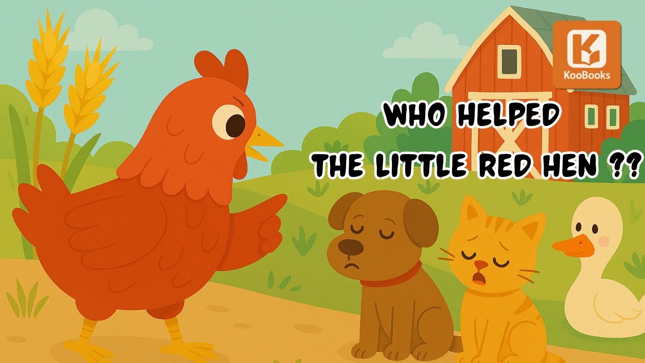 The Little Red Hen 🍞 — A Tale of Hard Work and Fairness | Bedtime ...
