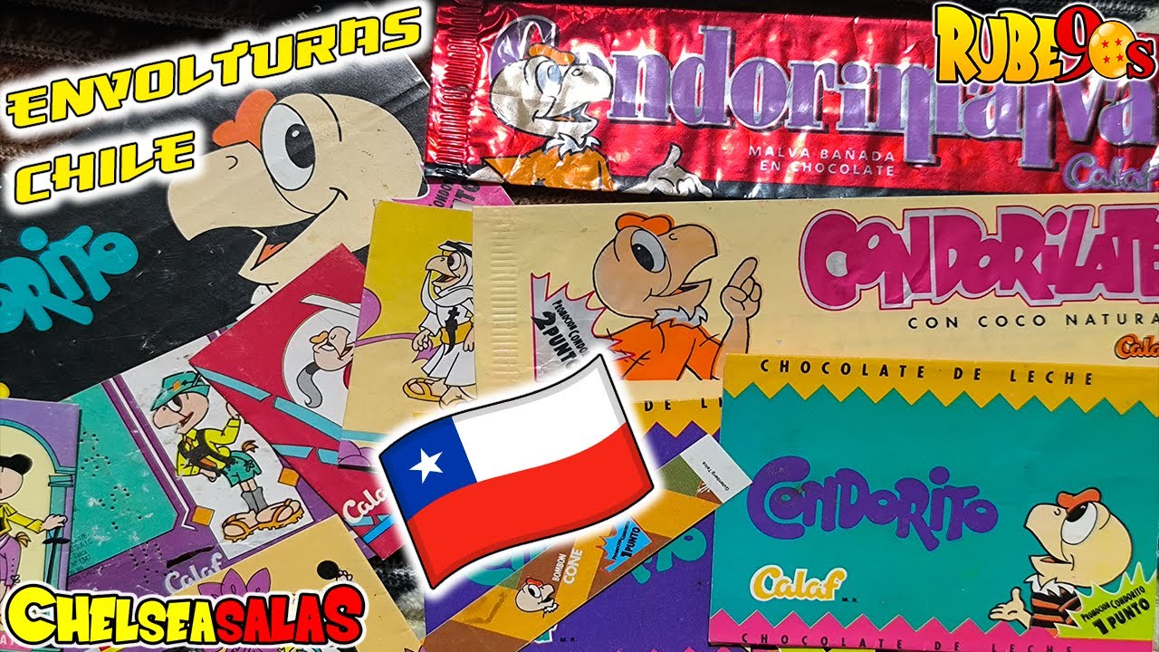 Envolturas Chocolate Condorito Calaf Chile 1990 - YouTube