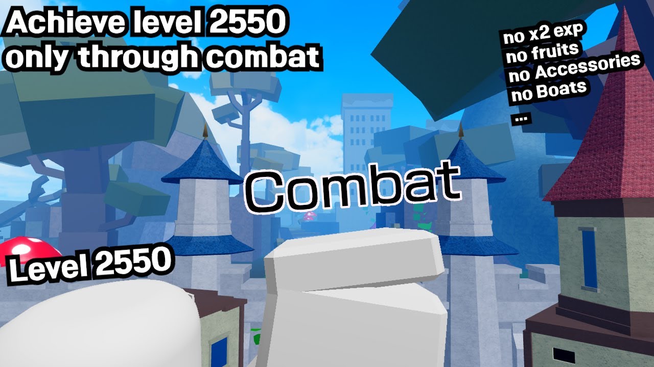 [blox fruits] only combat From level 1500 to level 2550 - YouTube