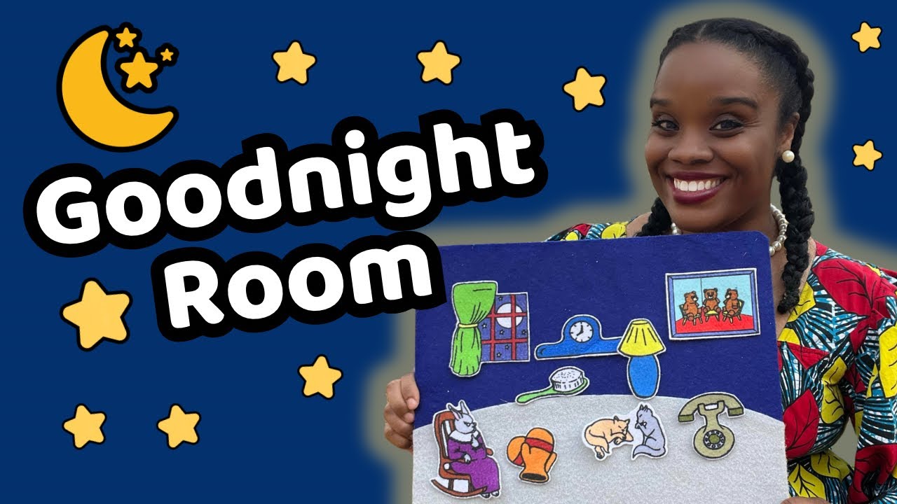 Goodnight Room Nursery Rhyme Song for Kids | Feltboard Play with Ms ...