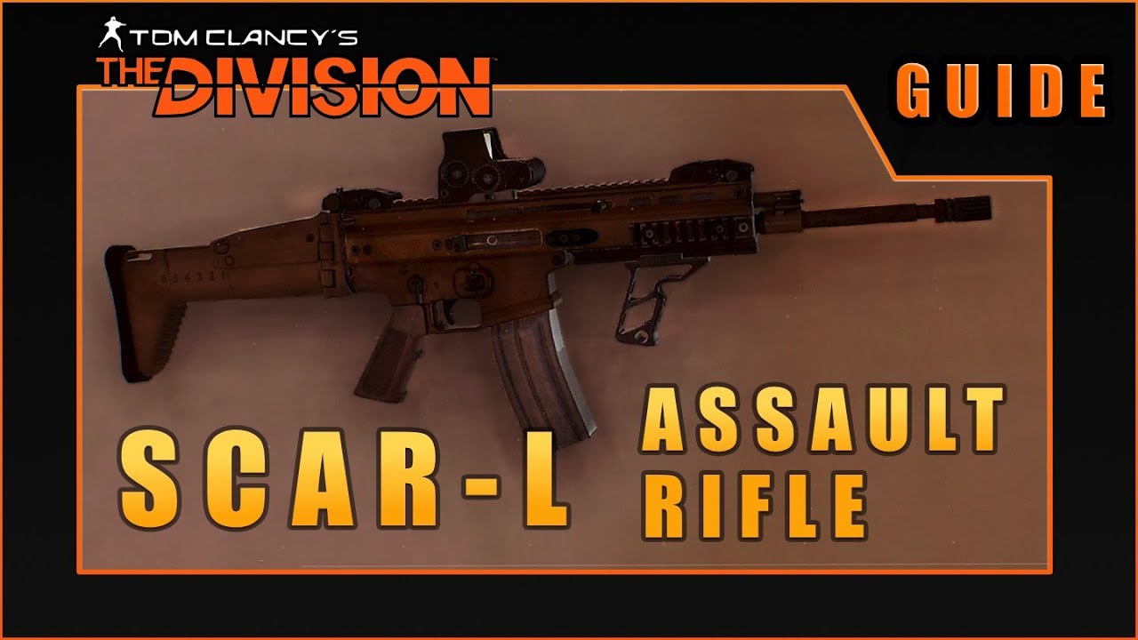 SCAR-L Assault Rife Review | The Division - Weapons - YouTube