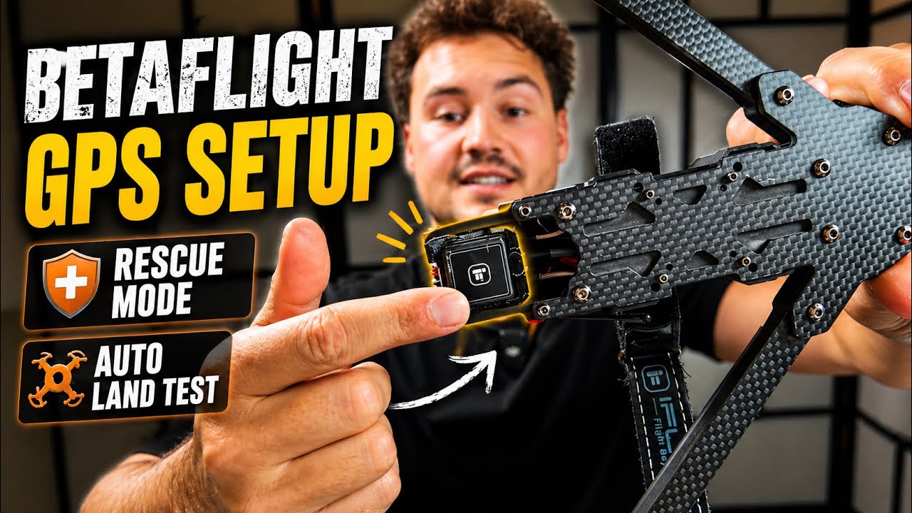 Betaflight GPS Setup + Rescue Mode & Auto Land Test - YouTube