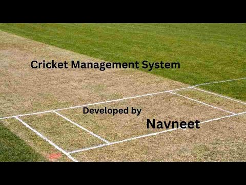 Java/ReactJS FSD-Cricket Management System Done By EEE Student - YouTube