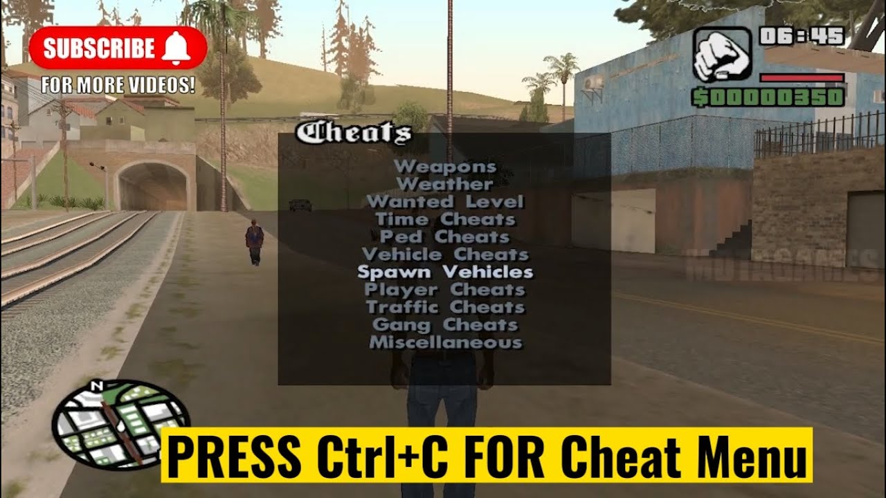 How To Add Cheat MoD in GTA SA in Pc - YouTube