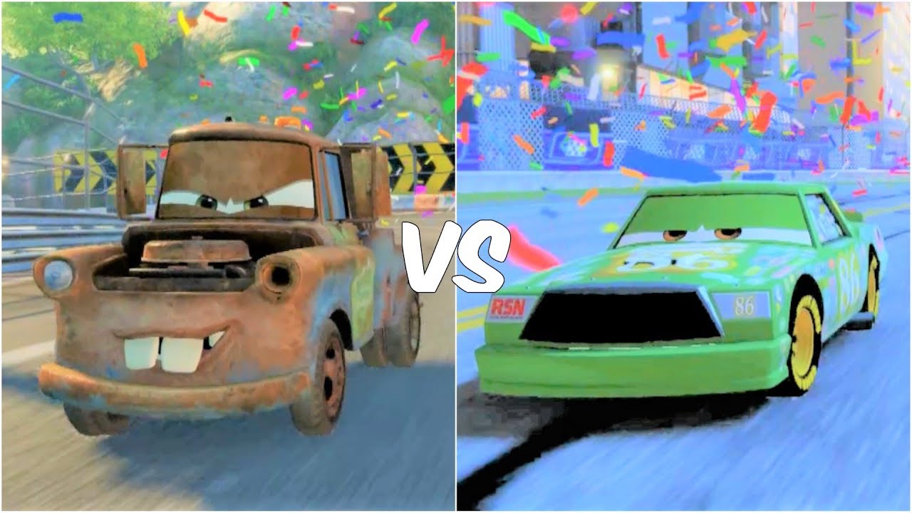 Cars 3: Driven to Win Mater vs Chick Hicks - YouTube
