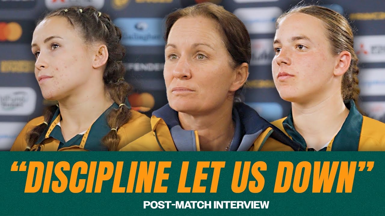 Jo Yapp, Desiree Miller and Caitlyn Halse post-match interview ...