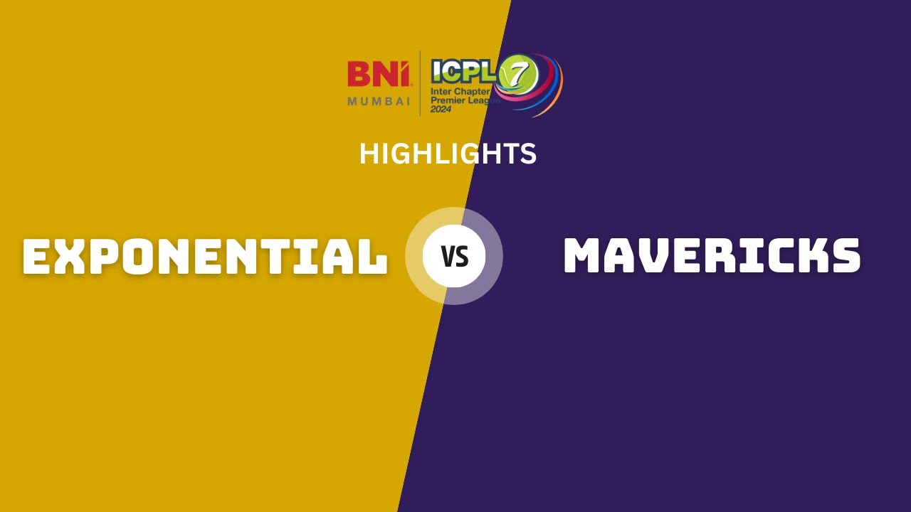 MATCH 17 | Exponential vs Mavericks | Day 3 | BNI ICPL 7 Highlights ...