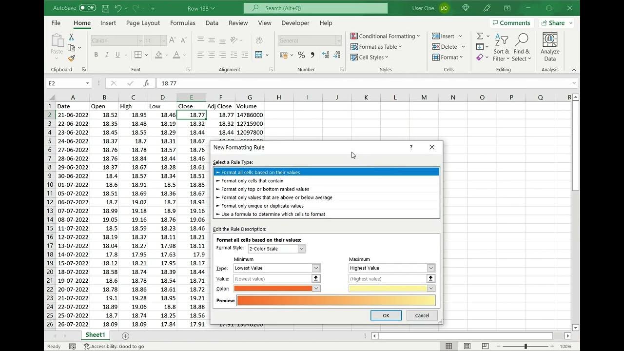 How to fill color in an Excel cell using a formula - YouTube