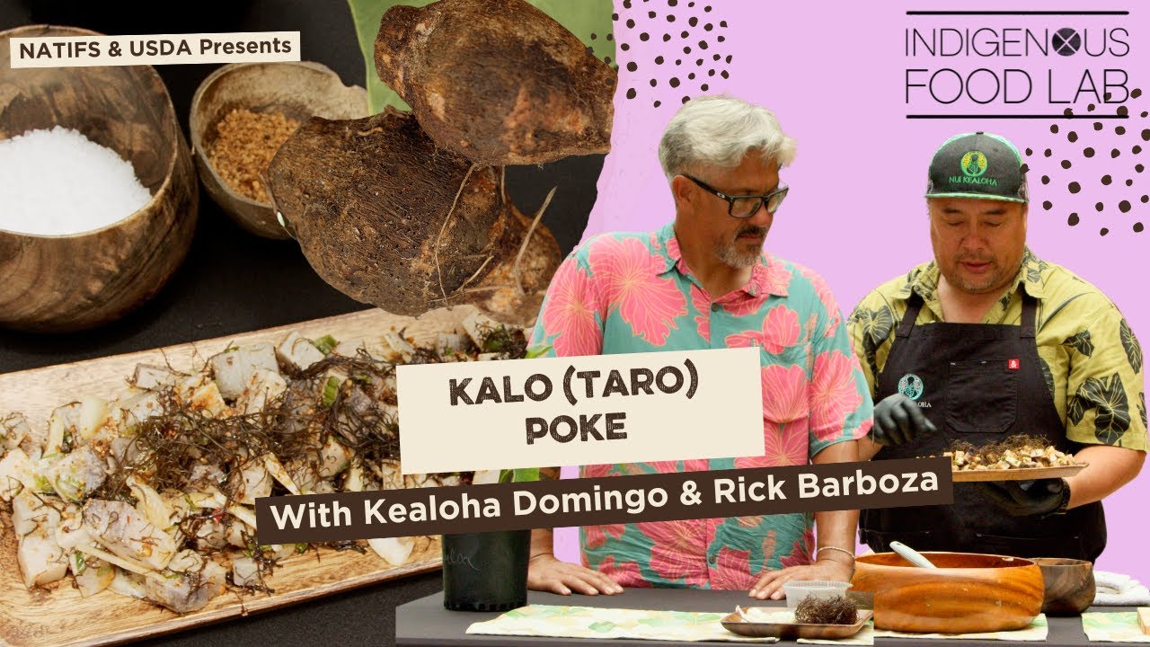 Kalo Poke with Kealoha Domingo & Rick Barboza - YouTube