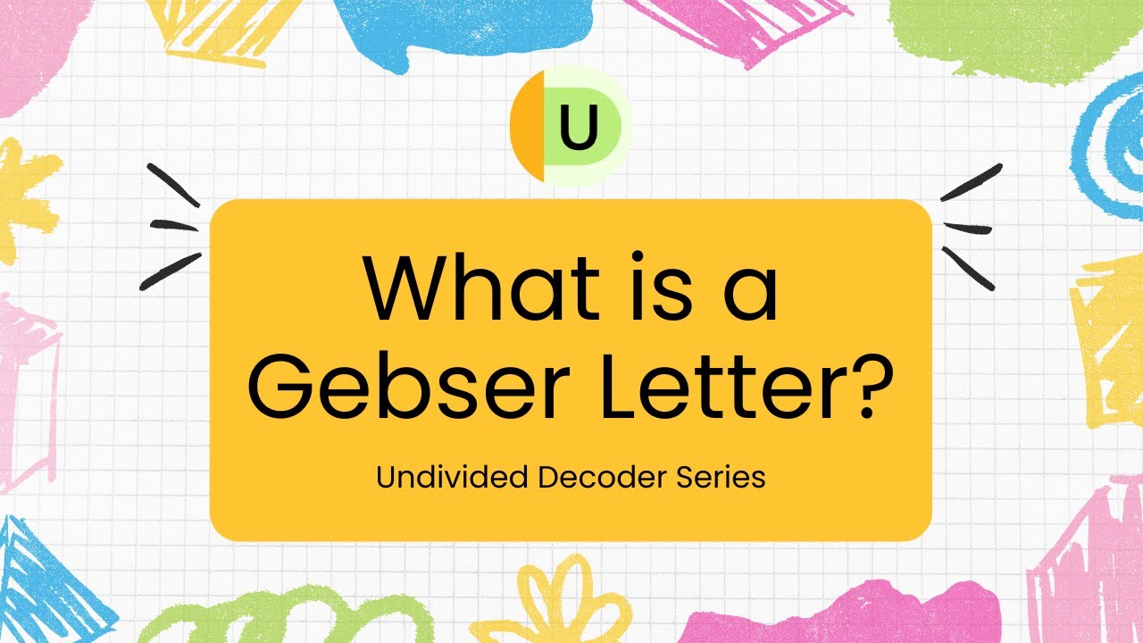 What is a Gebser Letter? | Undivided Decoder Series - YouTube