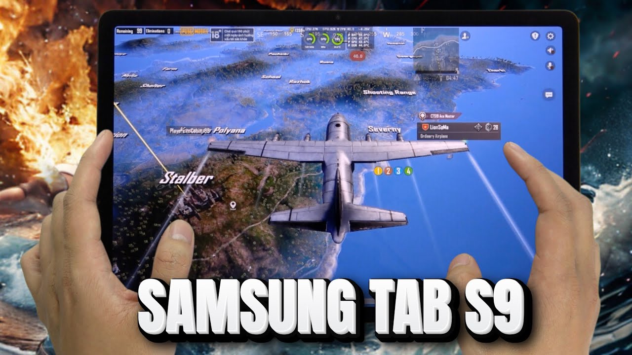 Samsung Tab S9 test game PUBG Max Setting 2024 | Snapdragon 8 Gen 2 ...