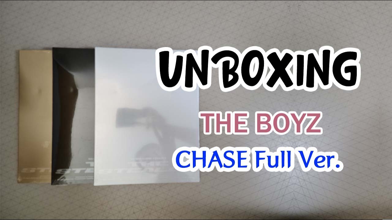 더보이즈 THE BOYZ CHASE 5TH 미니앨범 풀버전 개봉 후기 - YouTube