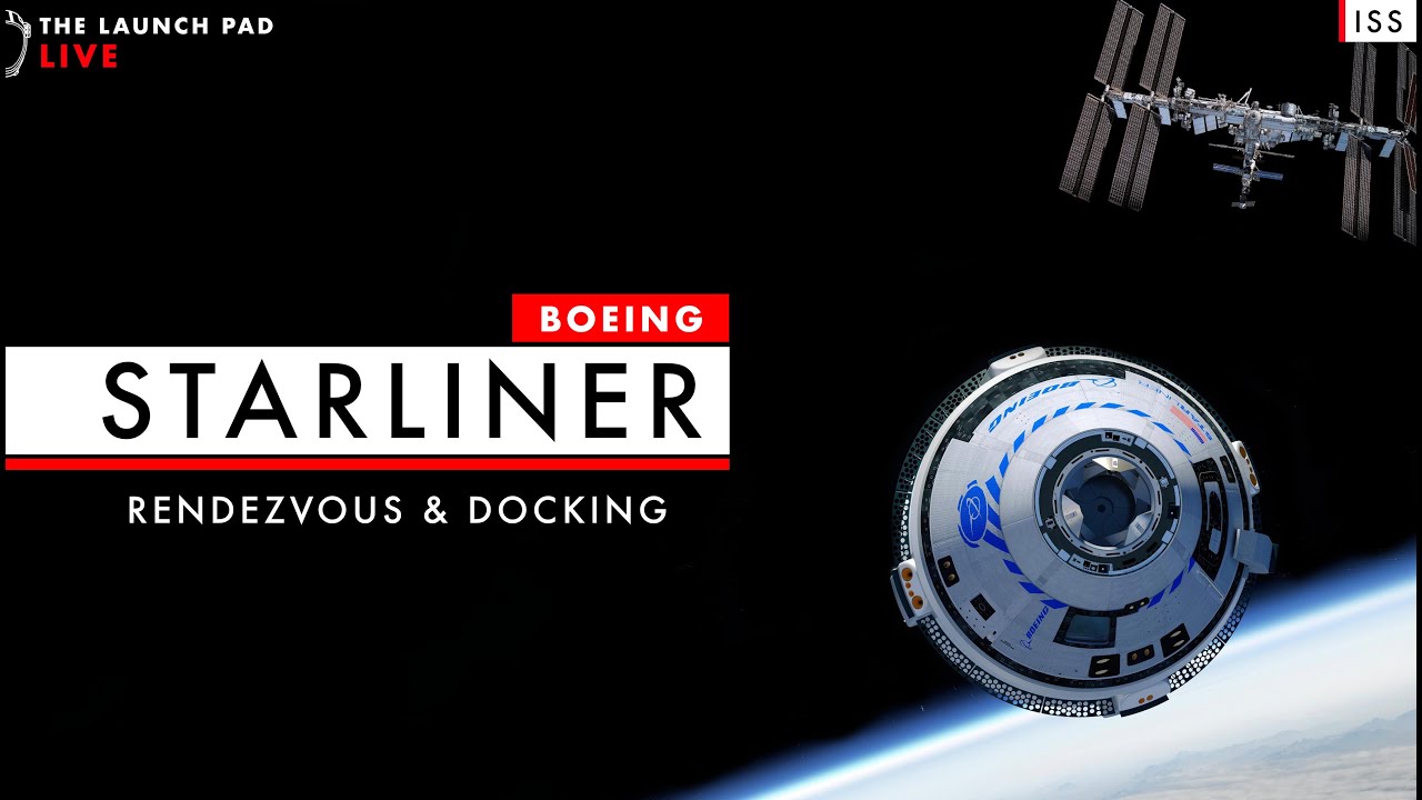 REPLAY!Starliner Docks to ISS - YouTube
