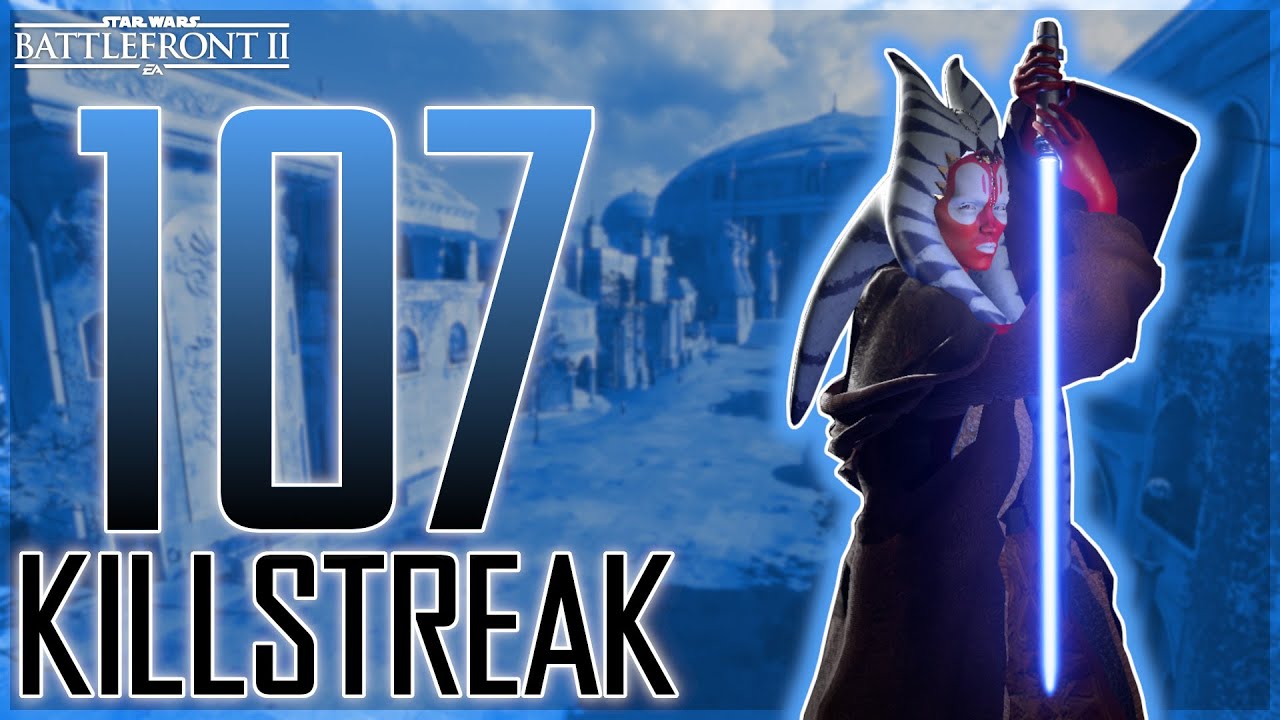 Shaak Ti 107 Killstreak on Naboo | Star Wars Battlefront 2 - YouTube