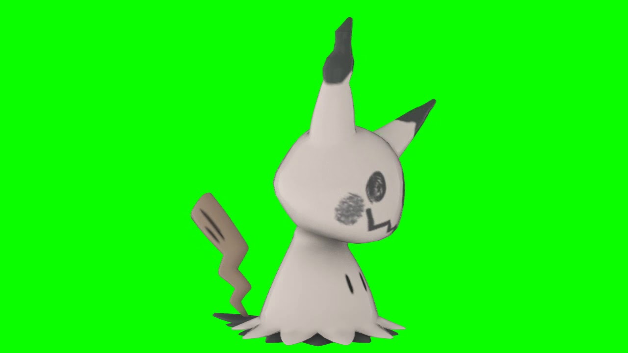 Mimikyu 2 pokemon animated left chroma - YouTube