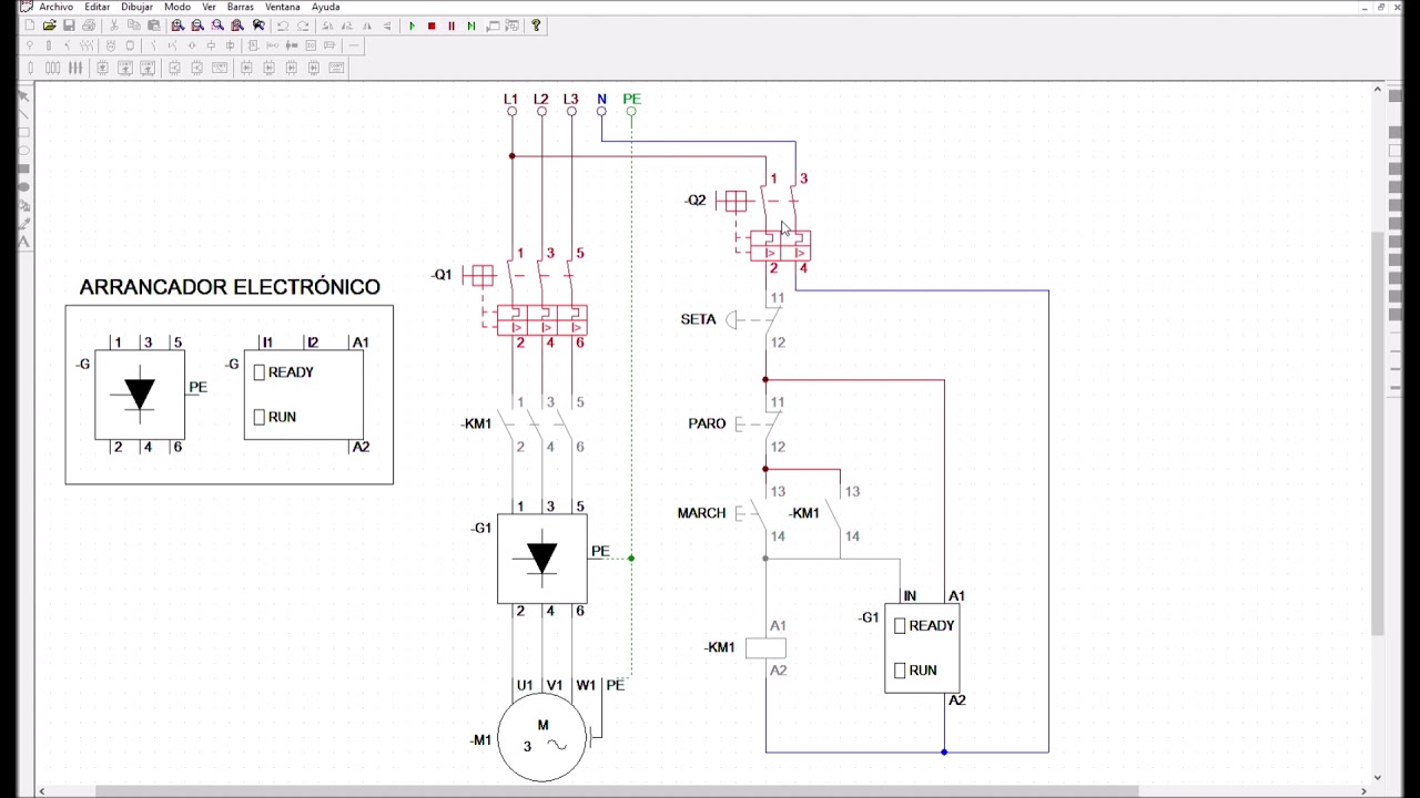 7A1 ARRANCADOR ELECTRÓNICO CADe Simu - YouTube