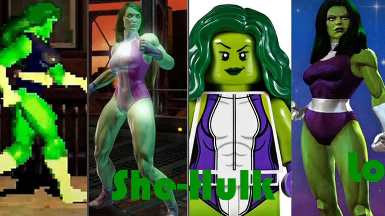 She hulk evolution in games/Marvel /superheroes/Master evolution - YouTube