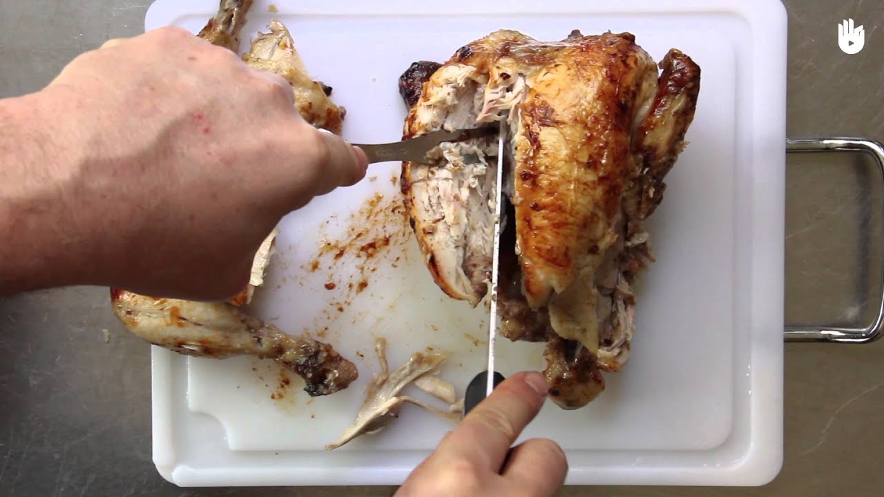 How to cut a chicken? - YouTube