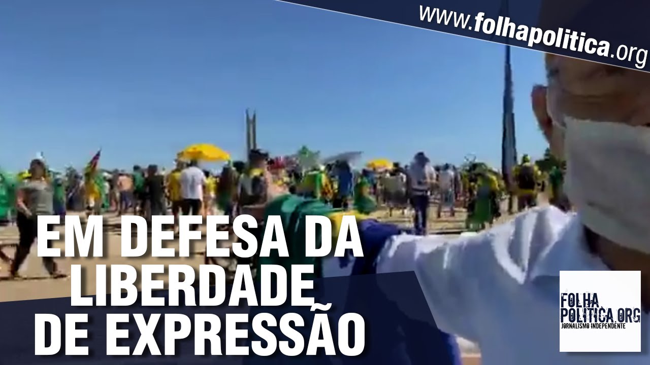 Em Brasília, cidadãos vão às ruas em defesa da liberdade de expressão e ...