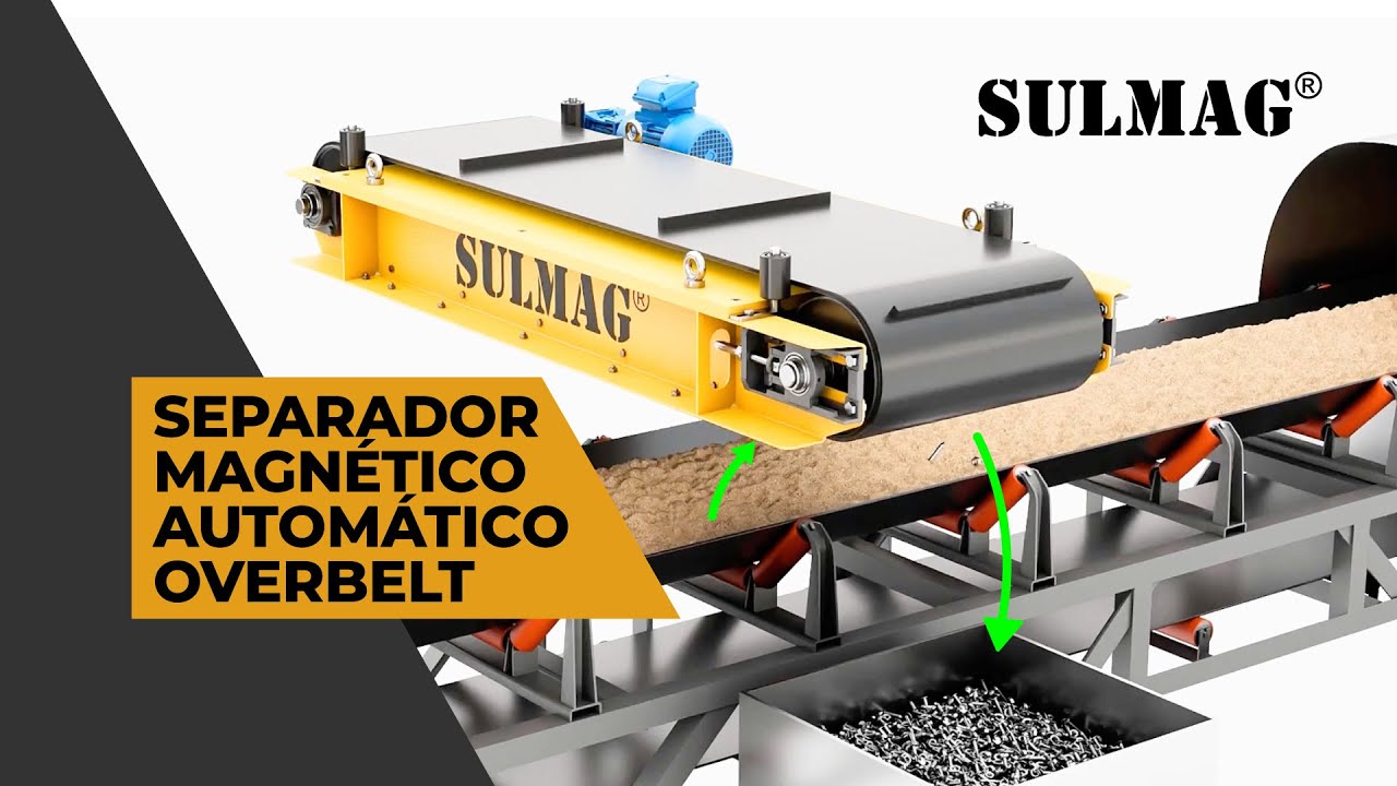 Separador Magnético Automático Overbelt - principais modelos Sulmag ...