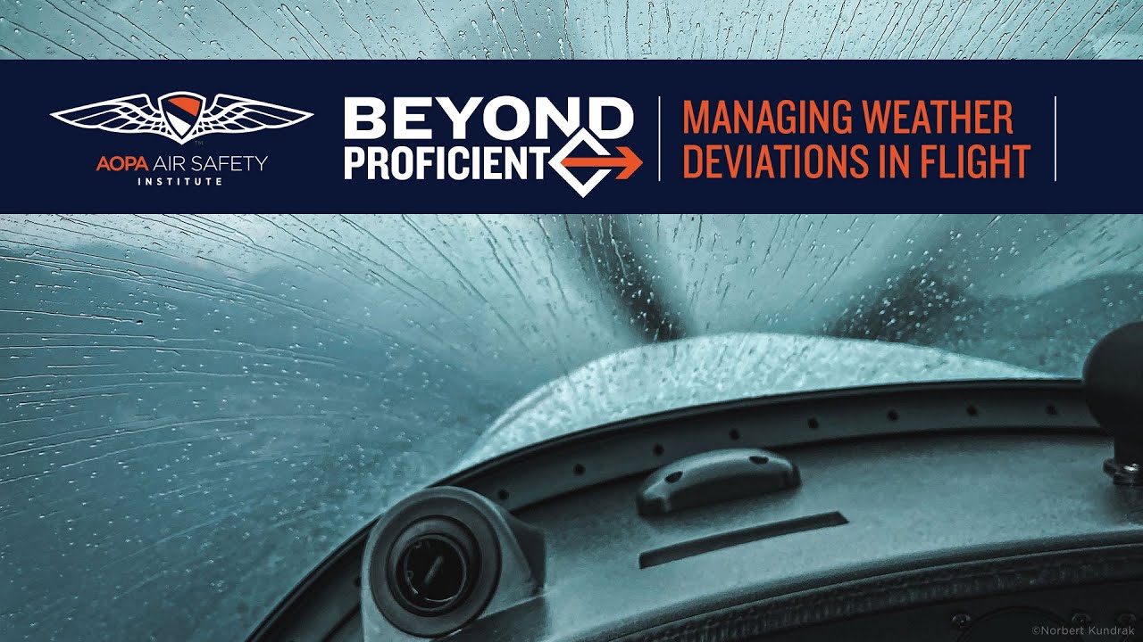 Beyond Proficient: IFR Series | Managing Weather Deviations in Flight ...