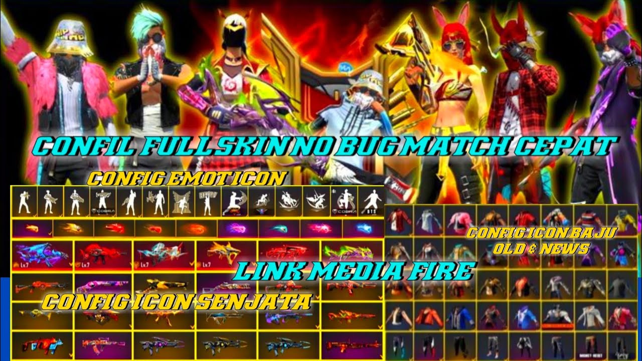 CONFIG ICON VVIP‼️FF BIASA DAN FF MAX‼️TERBARU SETELAH UPDATE V6⚙️# ...