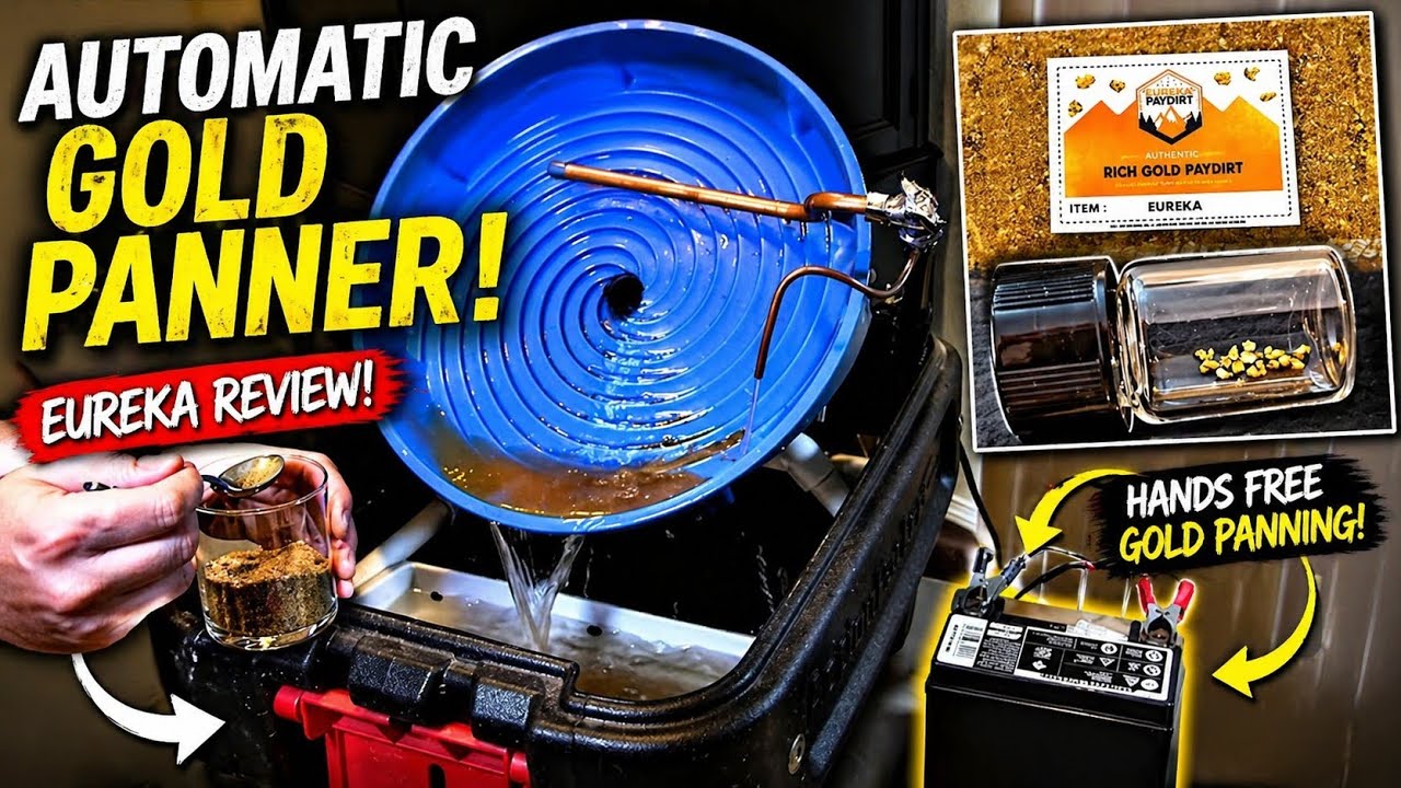 Automatic Gold Panning Machine | EUREKA Gold Pay Dirt Review | Freedom ...