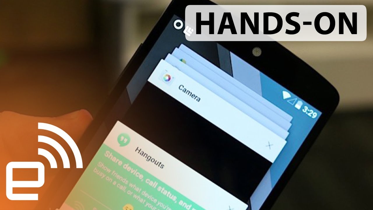 Android L Developer Preview hands-on | Engadget - YouTube