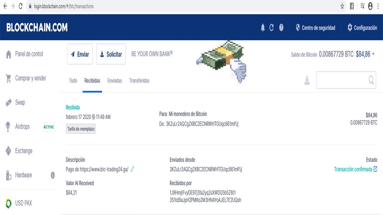 btc-trading24 Prueba de Pago Trading en Automático - YouTube