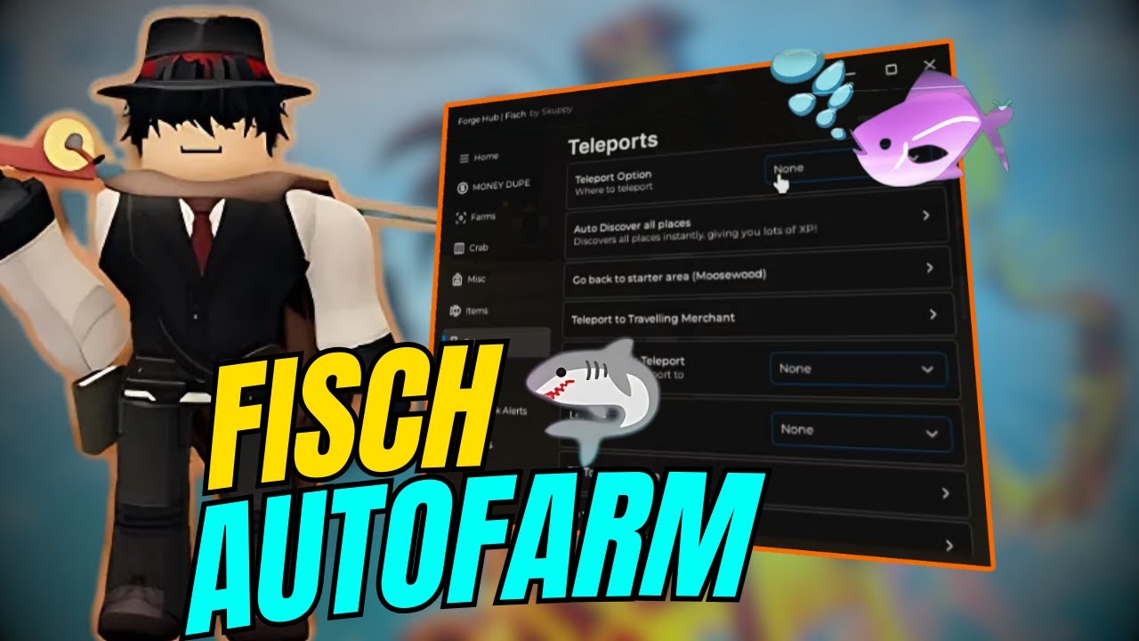 Fisch Script GUI 🛠️ – Auto Farm, Fast Dupe, Auto Sell & More! 🚀 [No Key ...