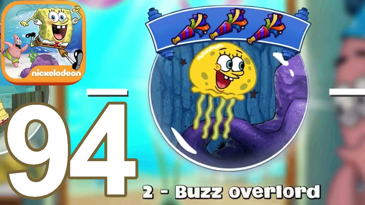 SpongeBob Patty Pursuit - A Very Special Day Buzz Overlord Walkthrough ...