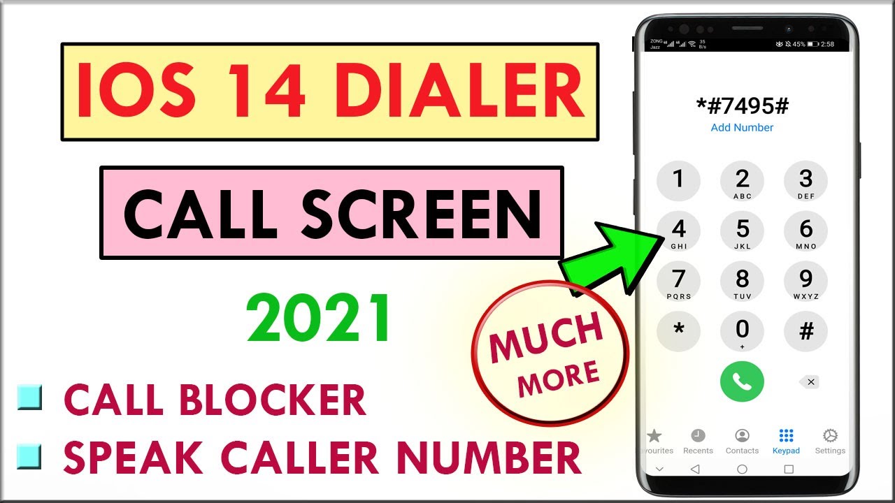 Iphone IOS 14 Call Announcer & Dialer 2021 | How Get iOS 14 Dialer App ...